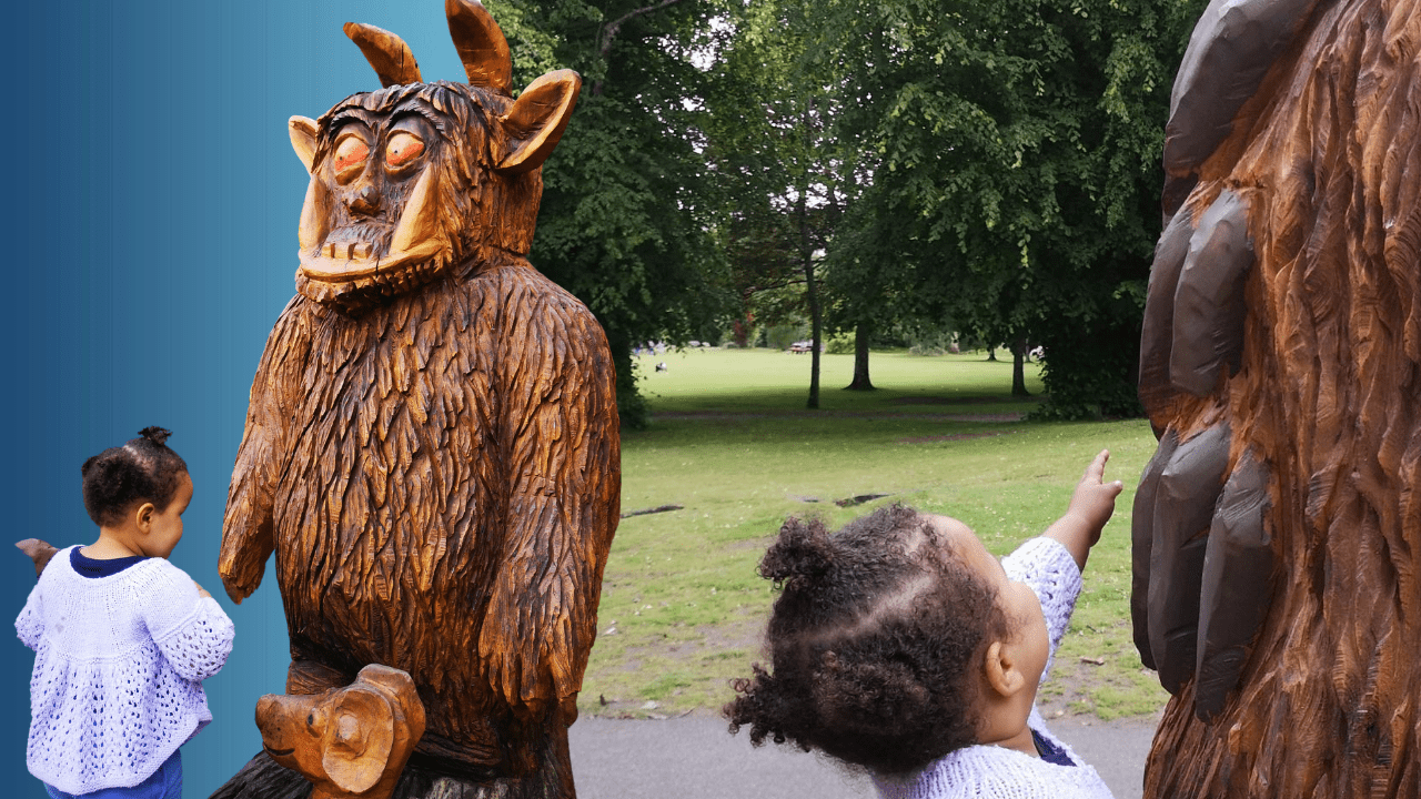 Meeting the Gruffalo at Hazlehead Park Aberdeen - Sarura Kids