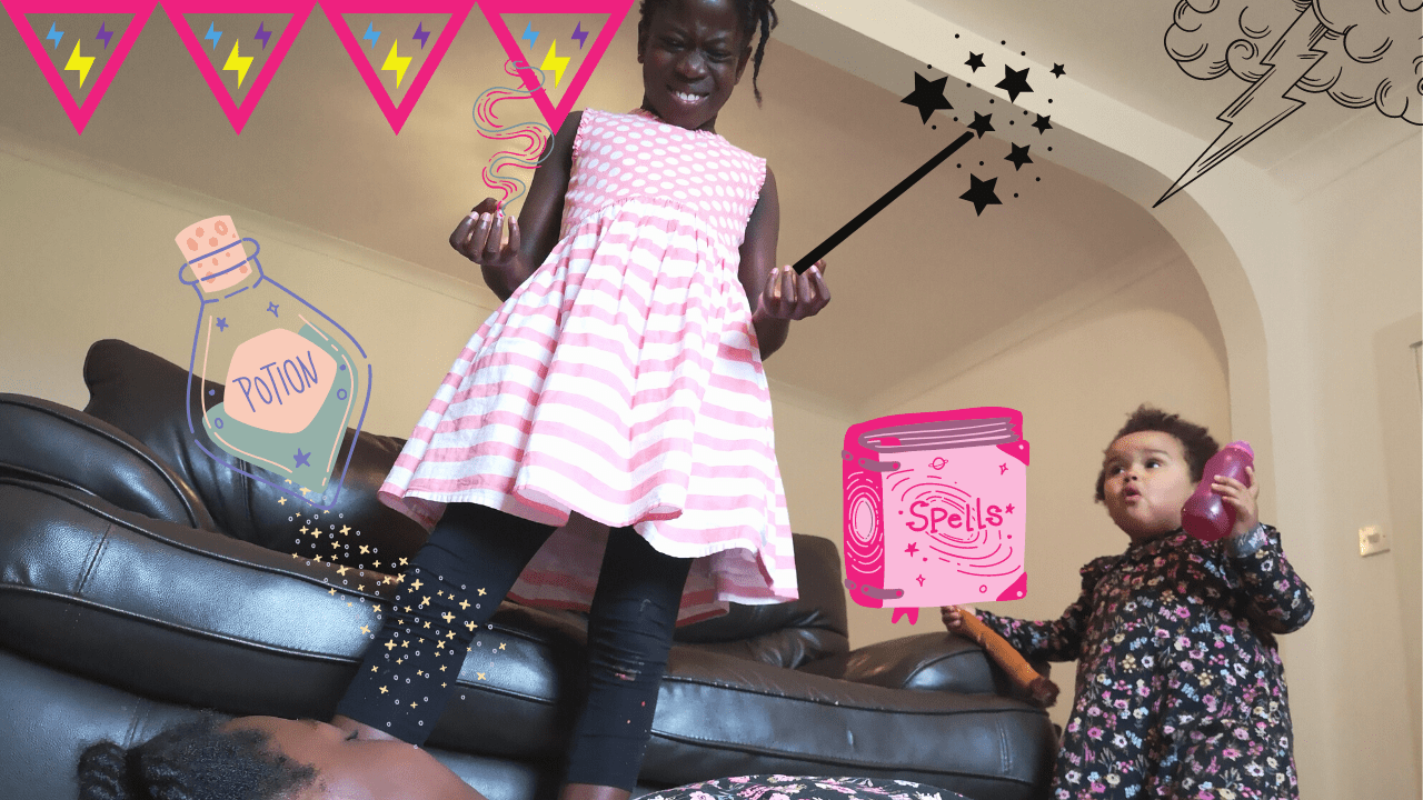 Ruva puts a magic spell on Nyasha - Sarura Kids